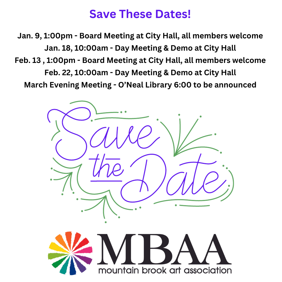 Happy 2024! Dates for Upcoming Meetings